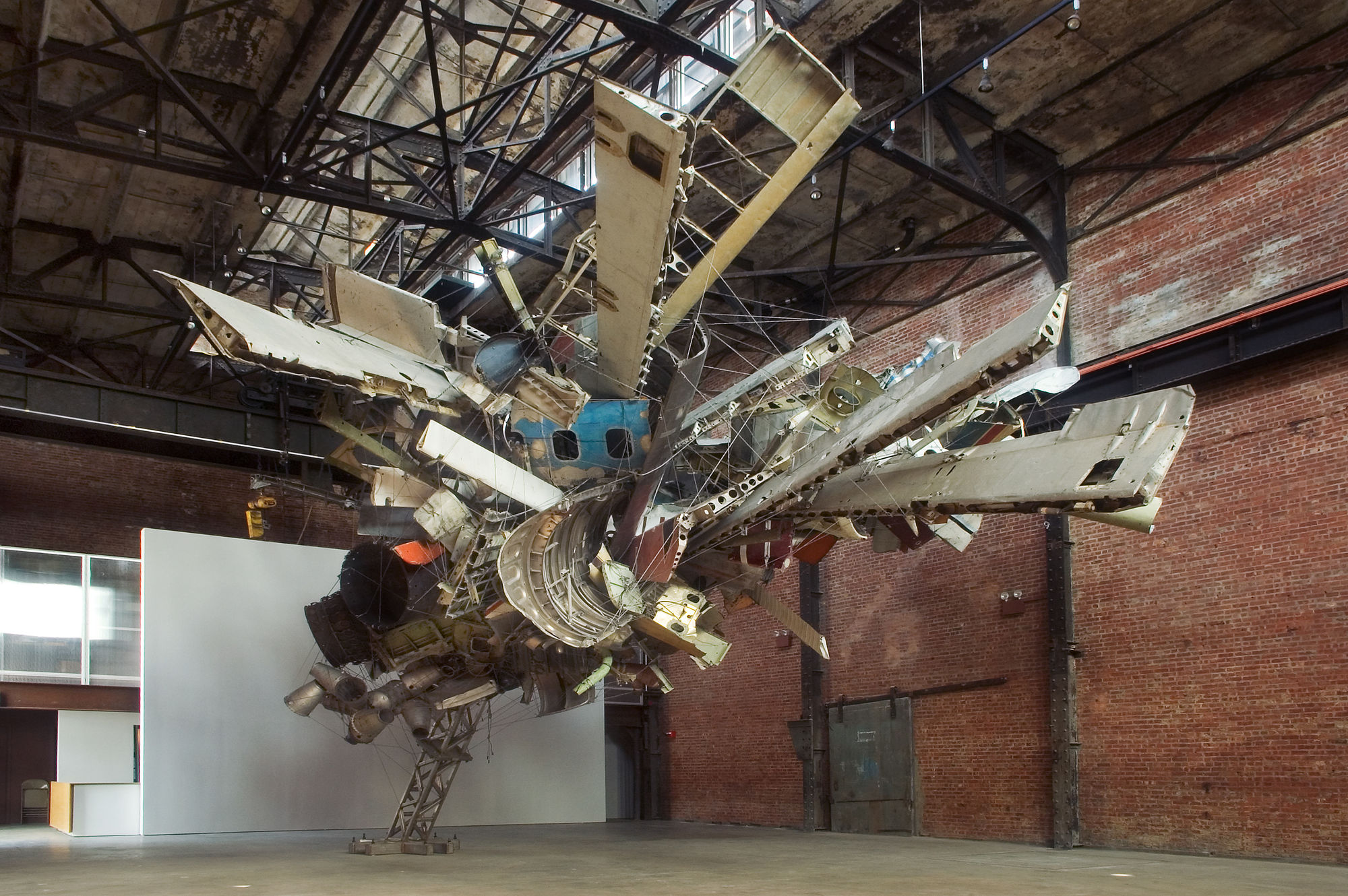 Nancy Rubins: MoMA and Airplane Parts that visited Fondation Cartier ...